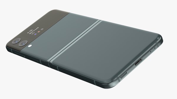 Samsung Galaxy Z Flip Green model - TurboSquid 1772859