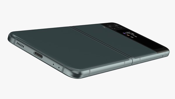 Samsung Galaxy Z Flip Green model - TurboSquid 1772859