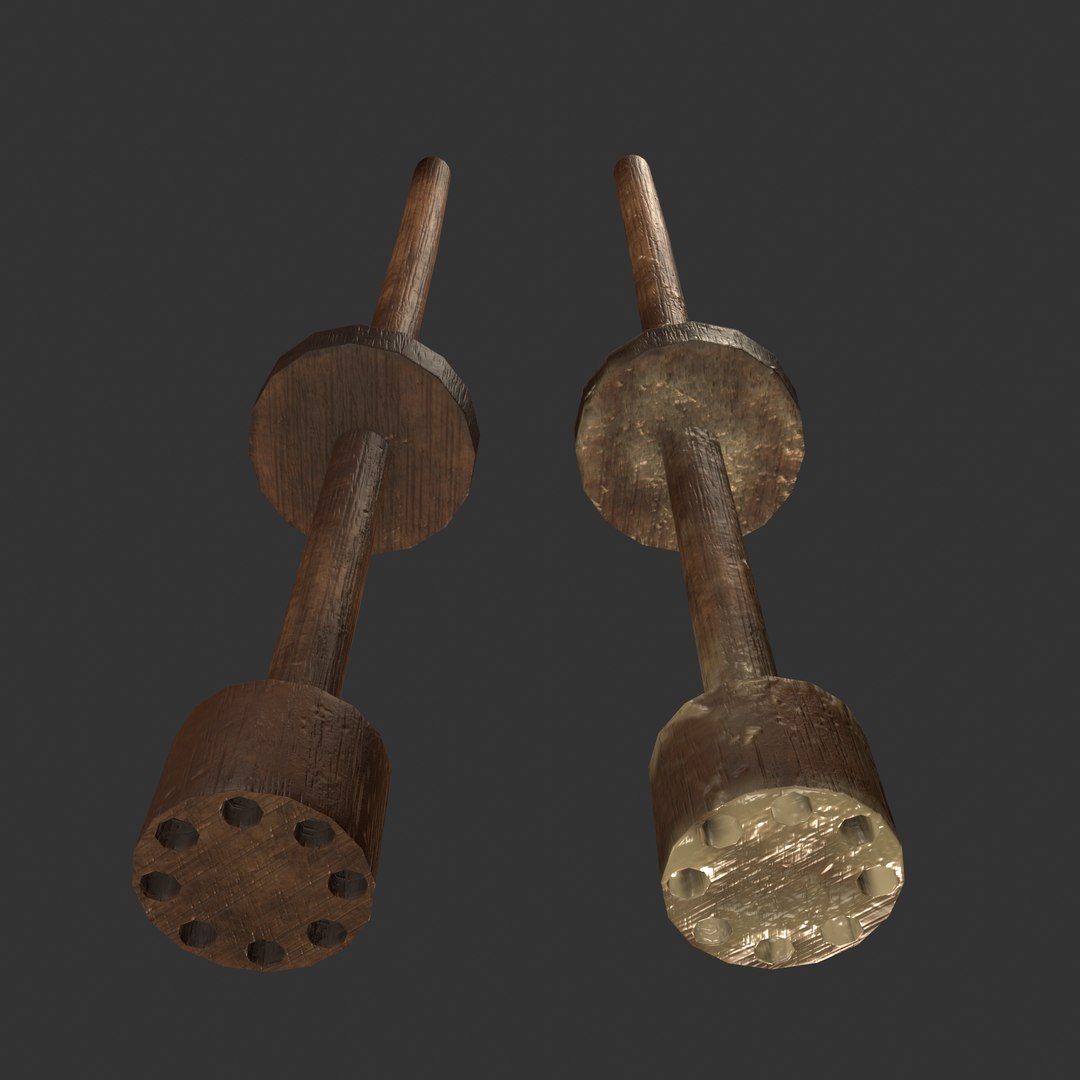 Medieval Butter Churner With Butter Model - TurboSquid 1743188