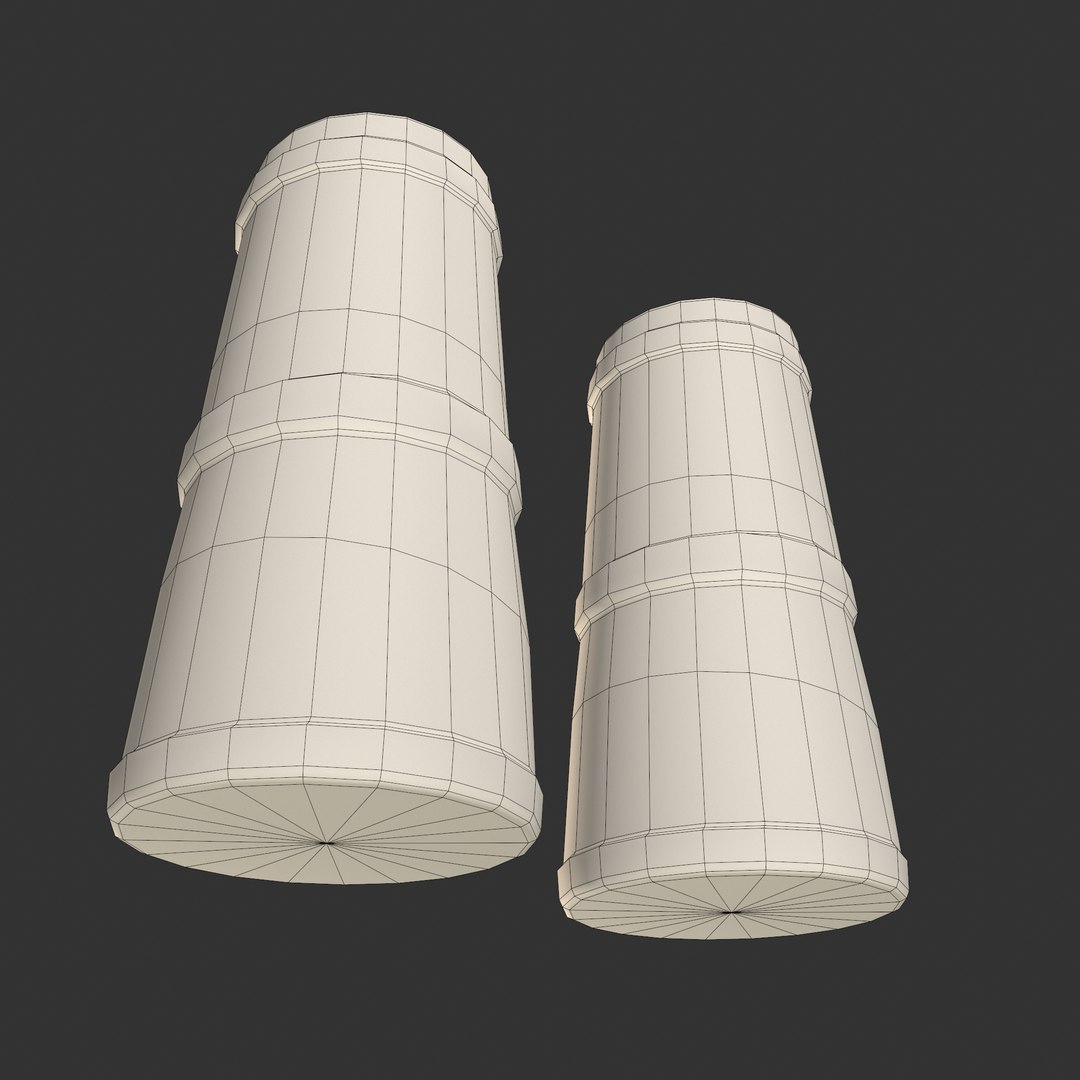 Medieval Butter Churner With Butter Model - TurboSquid 1743188