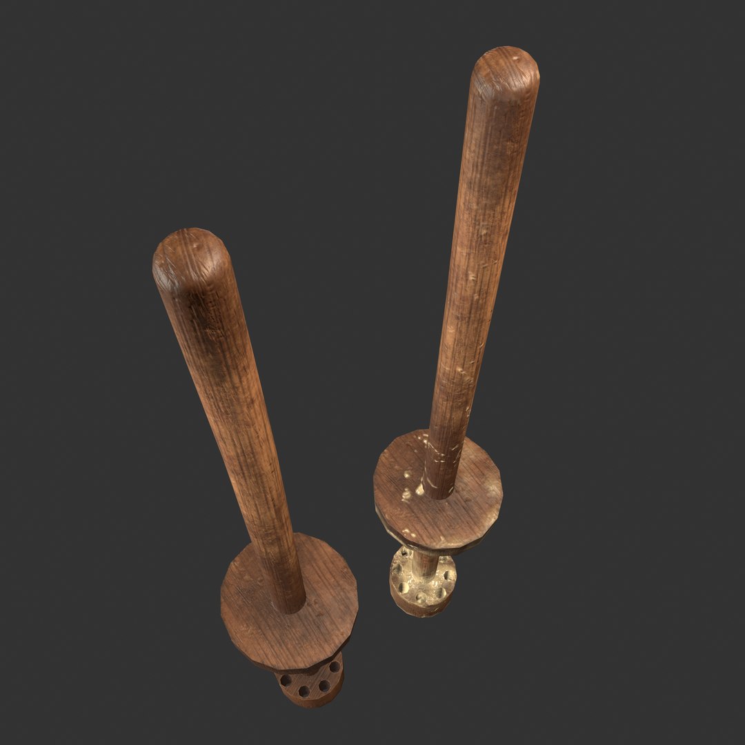 Medieval Butter Churner With Butter Model - TurboSquid 1743188