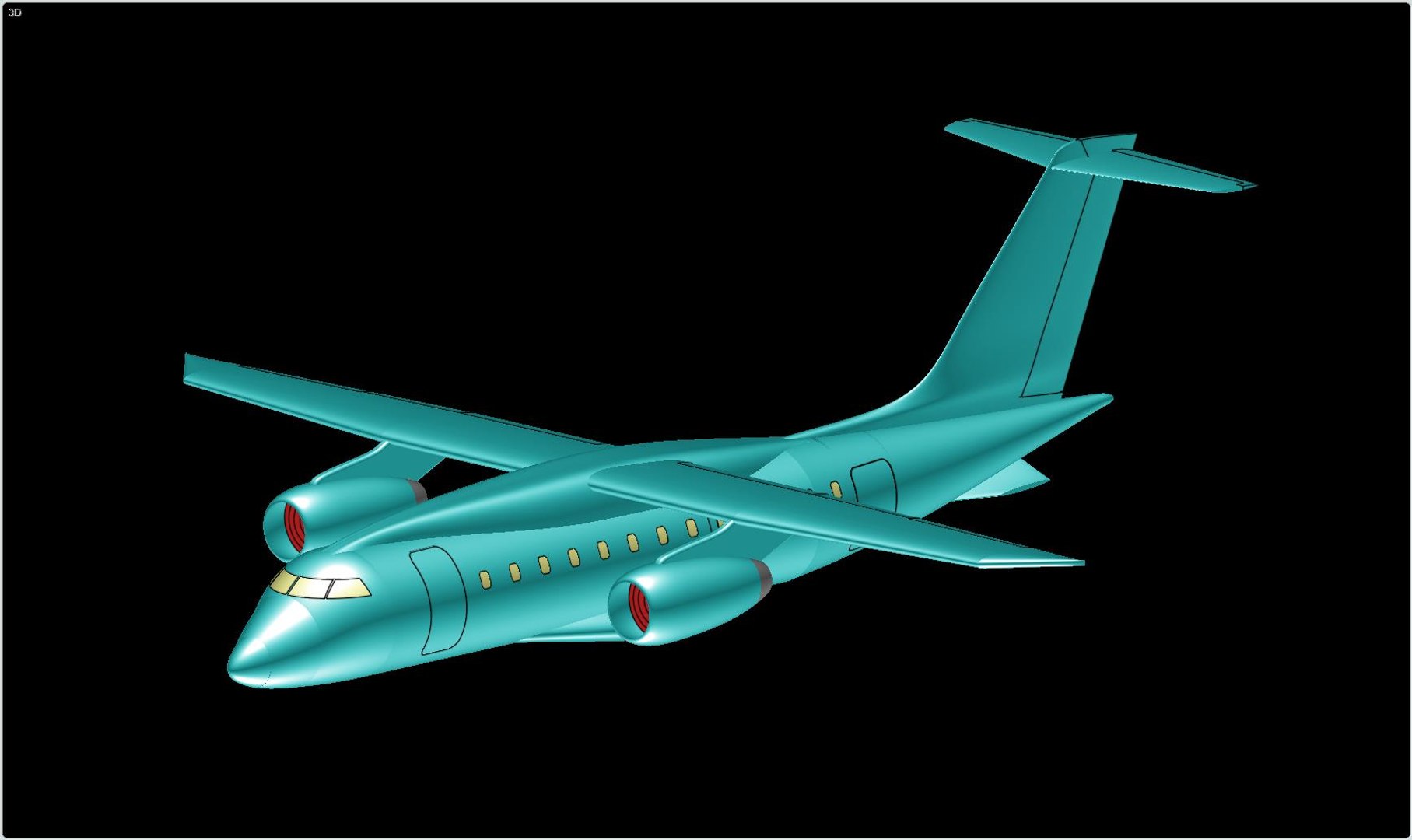 Fairchild Dornier 328 Jet 3d 3ds