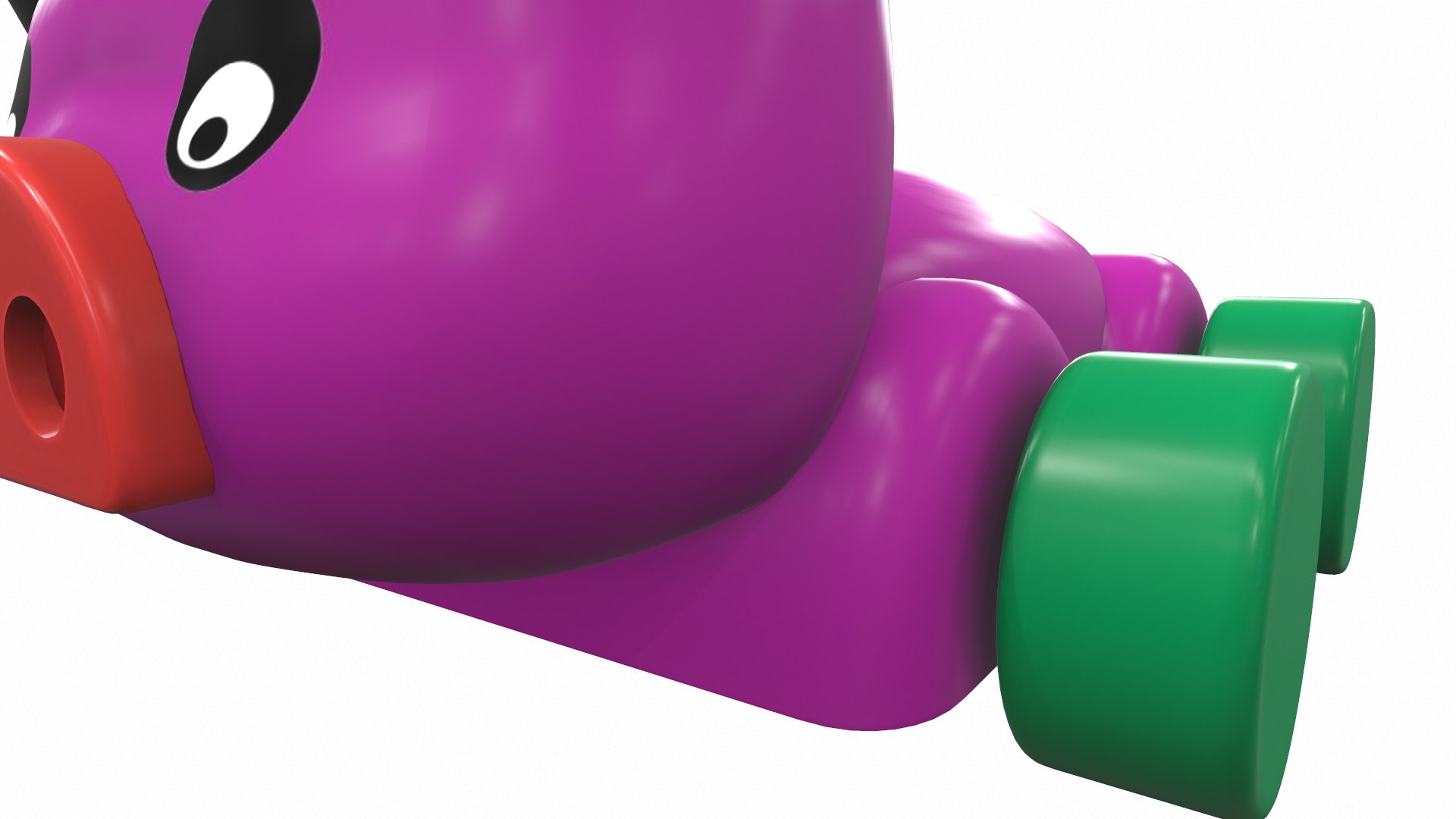 3D model Plastic baby toy piggy - TurboSquid 2109024