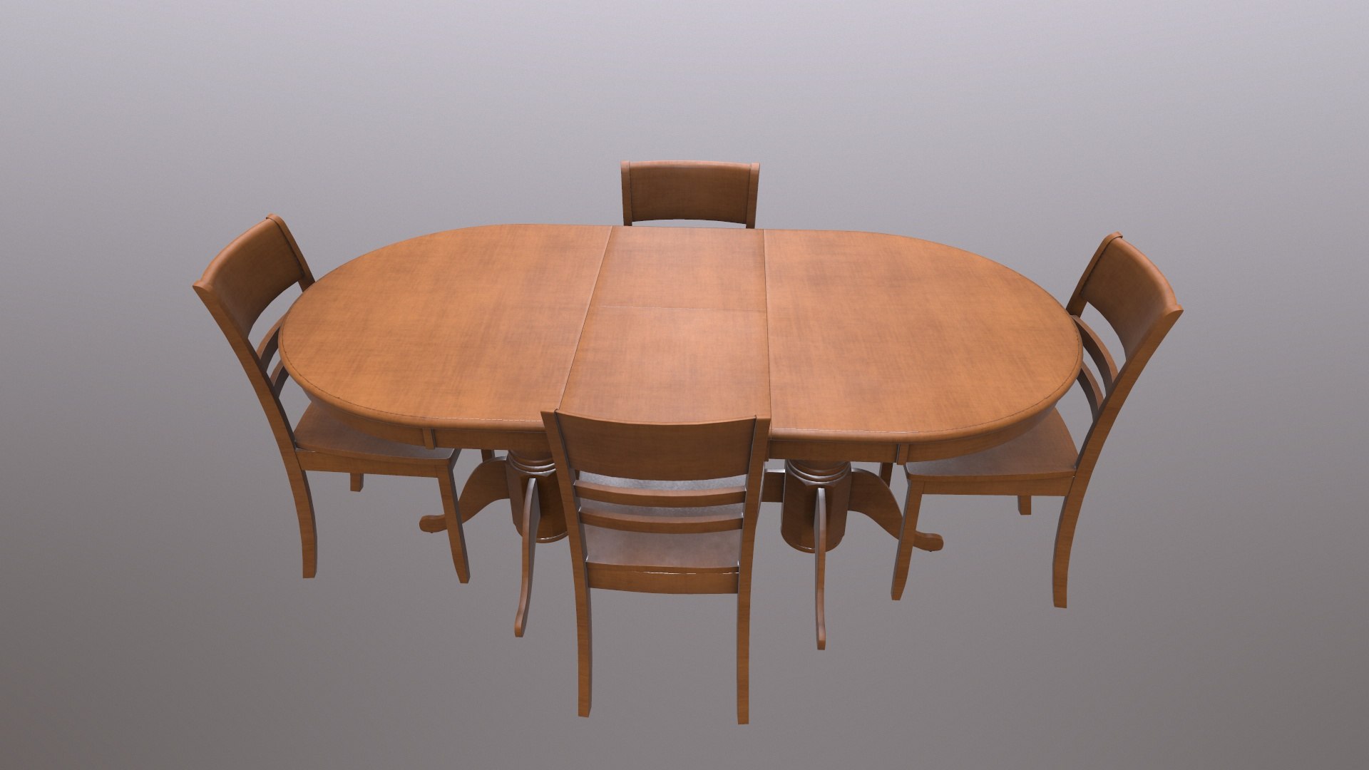 Dining Table Set 3D Model - TurboSquid 2152073