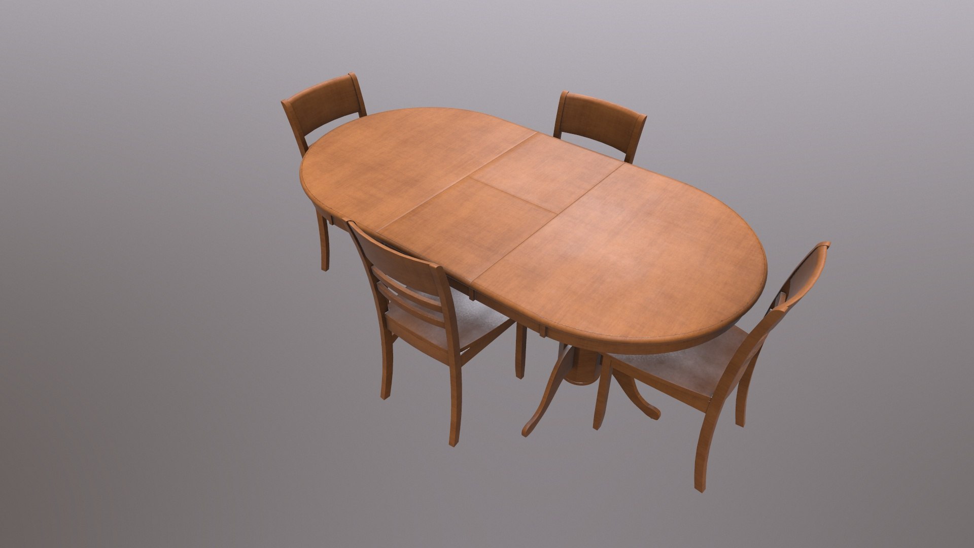 Dining Table Set 3D Model - TurboSquid 2152073