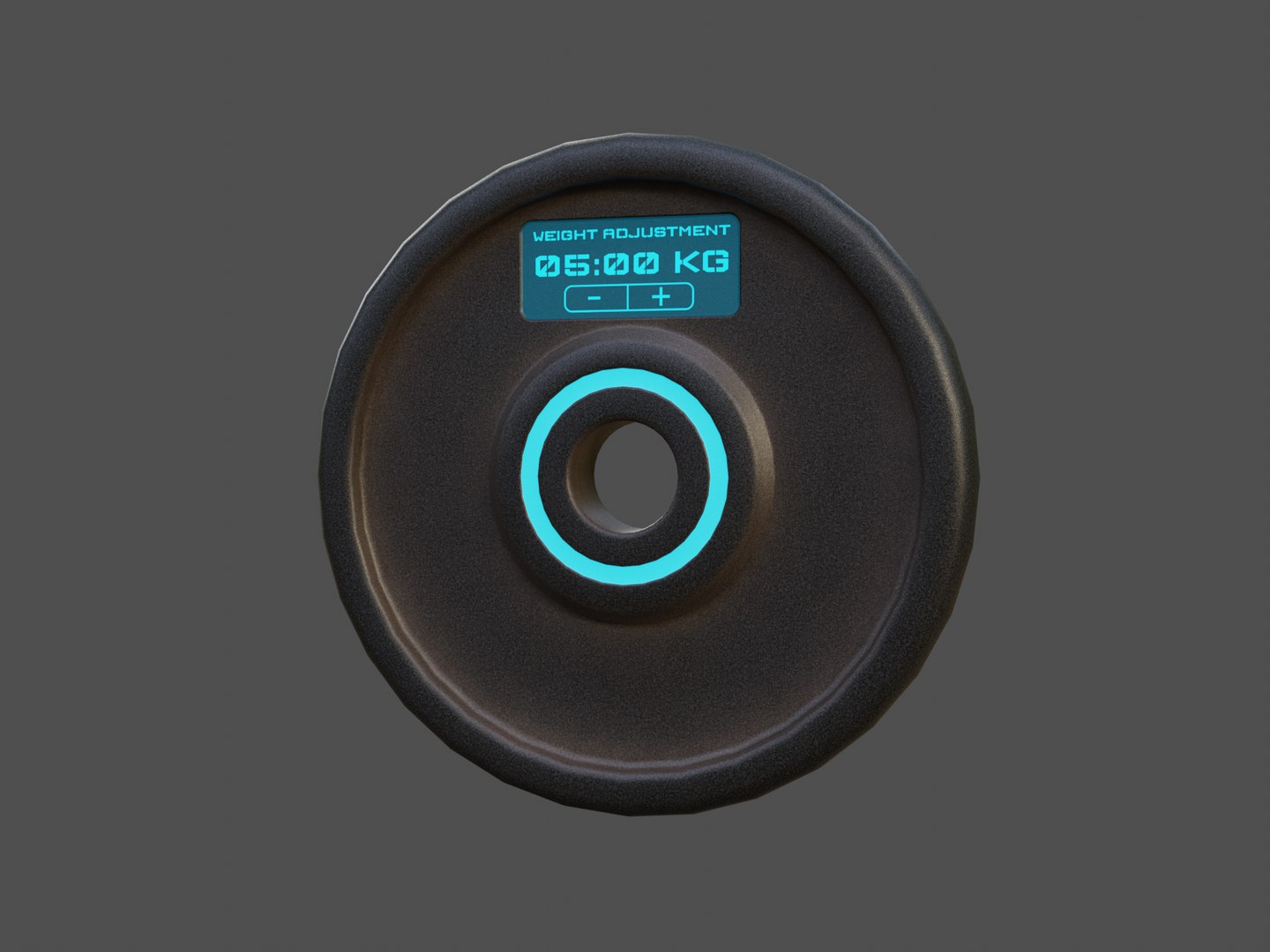 3D Futuristic Dumbbell - TurboSquid 2058141