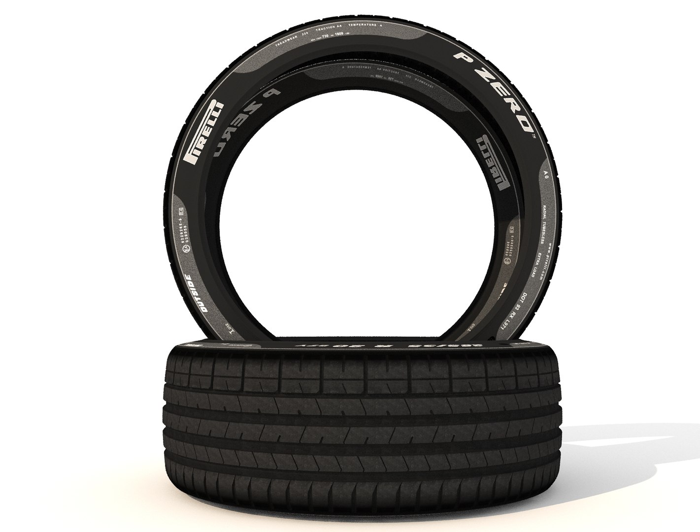 3D Tires Perelli Pzero - TurboSquid 1737185