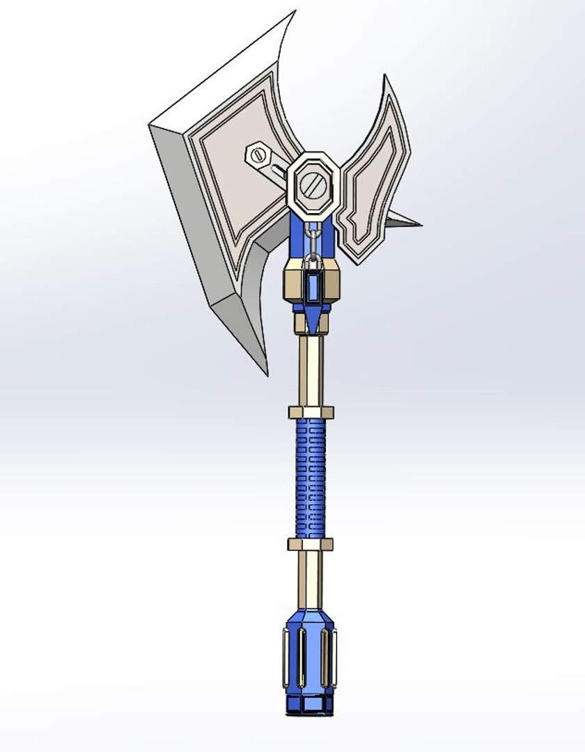 3D Warcraft Battle Axe - TurboSquid 1581548