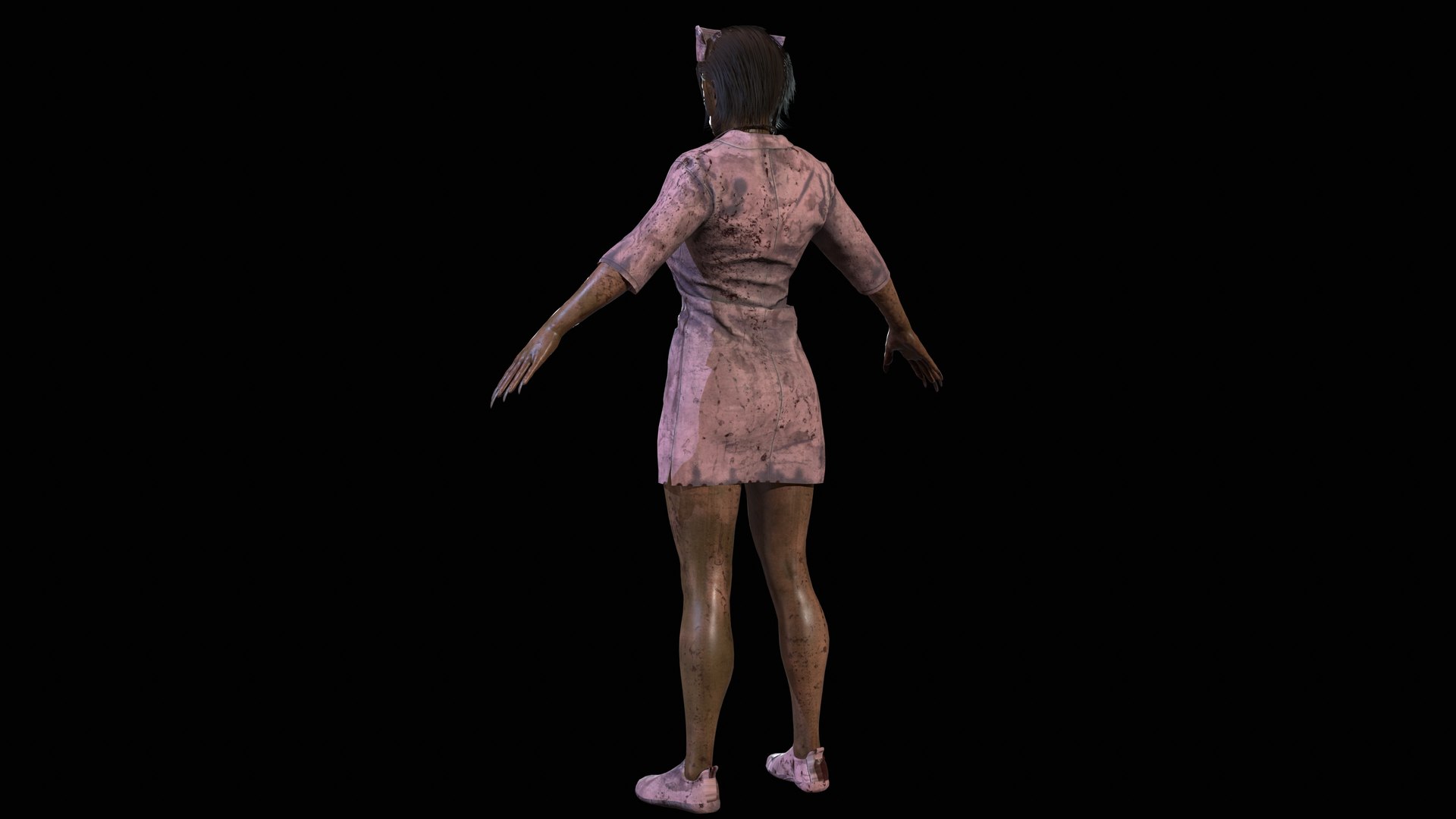 3D Model Zombie Nurse - TurboSquid 2319582