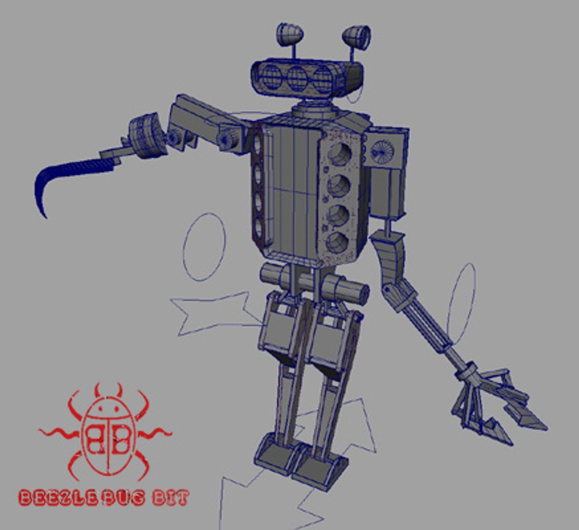 Junk Robot 3d Model