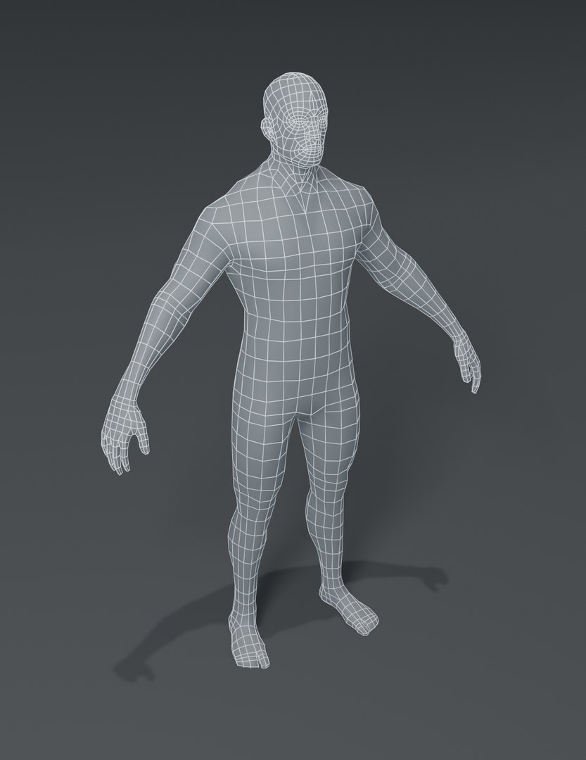 3D Human Body Base Mesh - TurboSquid 1530244