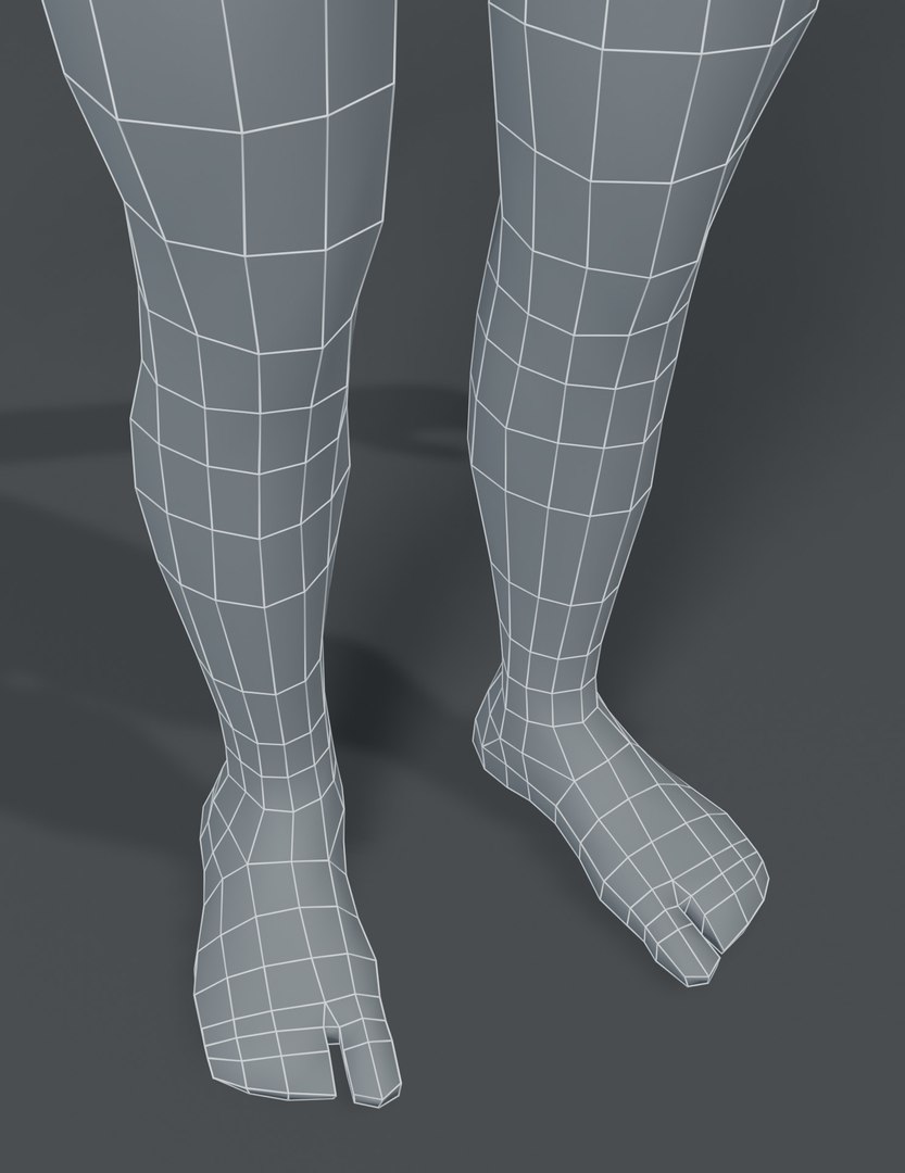 3D Human Body Base Mesh - TurboSquid 1530244