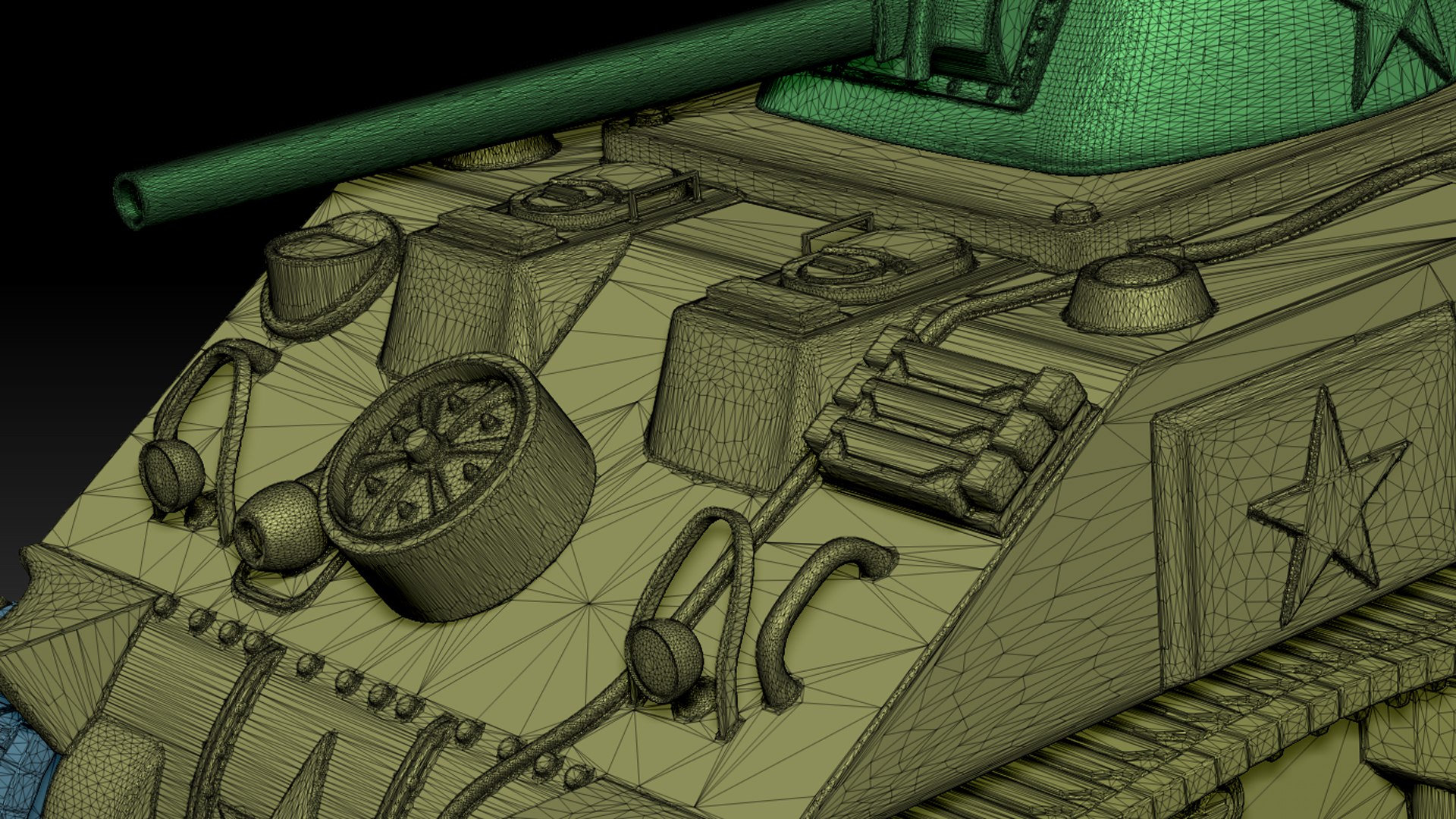 M4 Sherman Tank 3D Model - TurboSquid 2418361