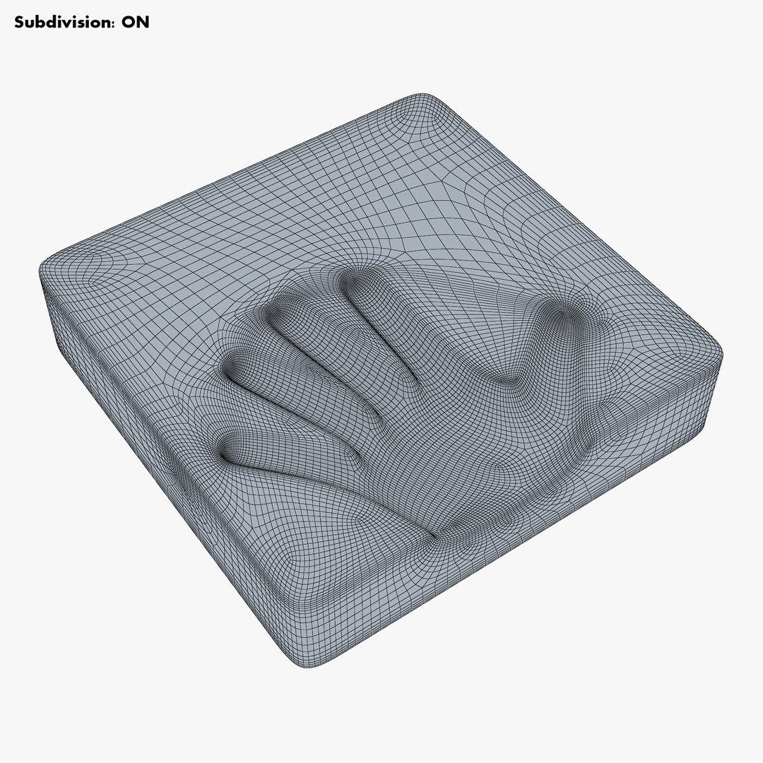 3D Palm Hand Print Model - TurboSquid 1888888