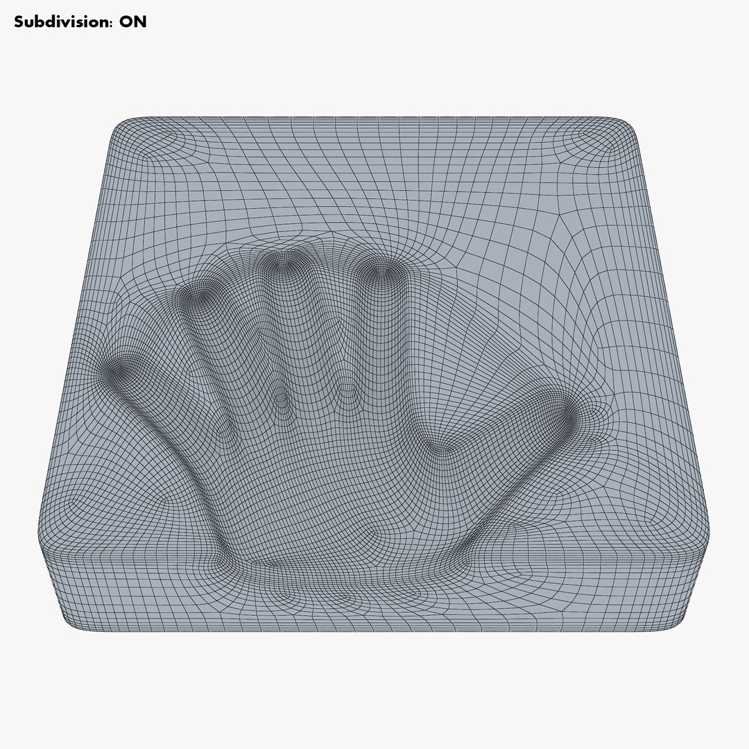 3D Palm Hand Print Model - TurboSquid 1888888
