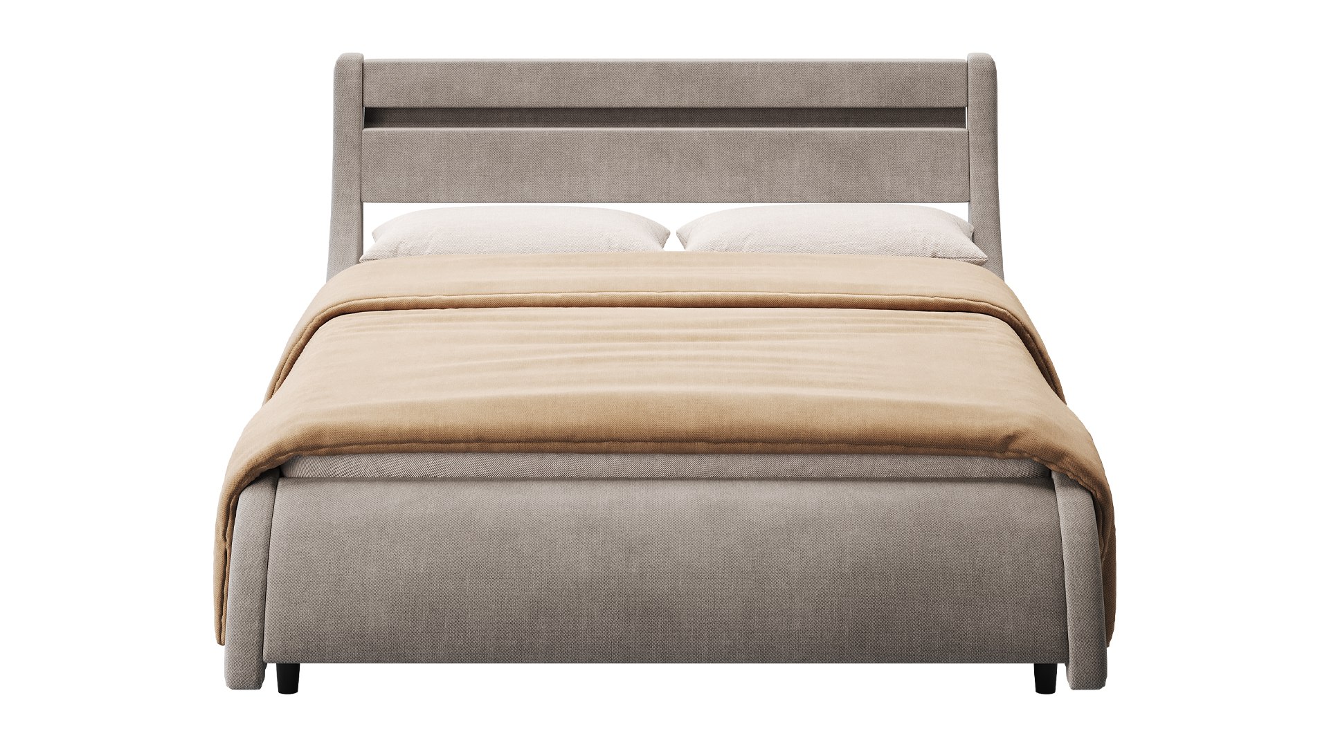 3D Model Homfa Full Size Bed Frame - TurboSquid 2329423