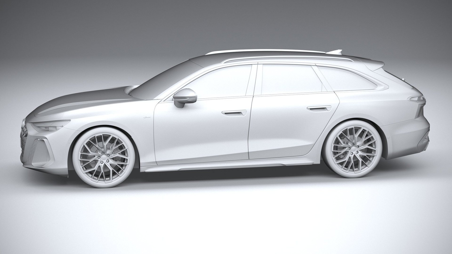 3D Audi A6 Avant S-line 2026 - TurboSquid 2420272