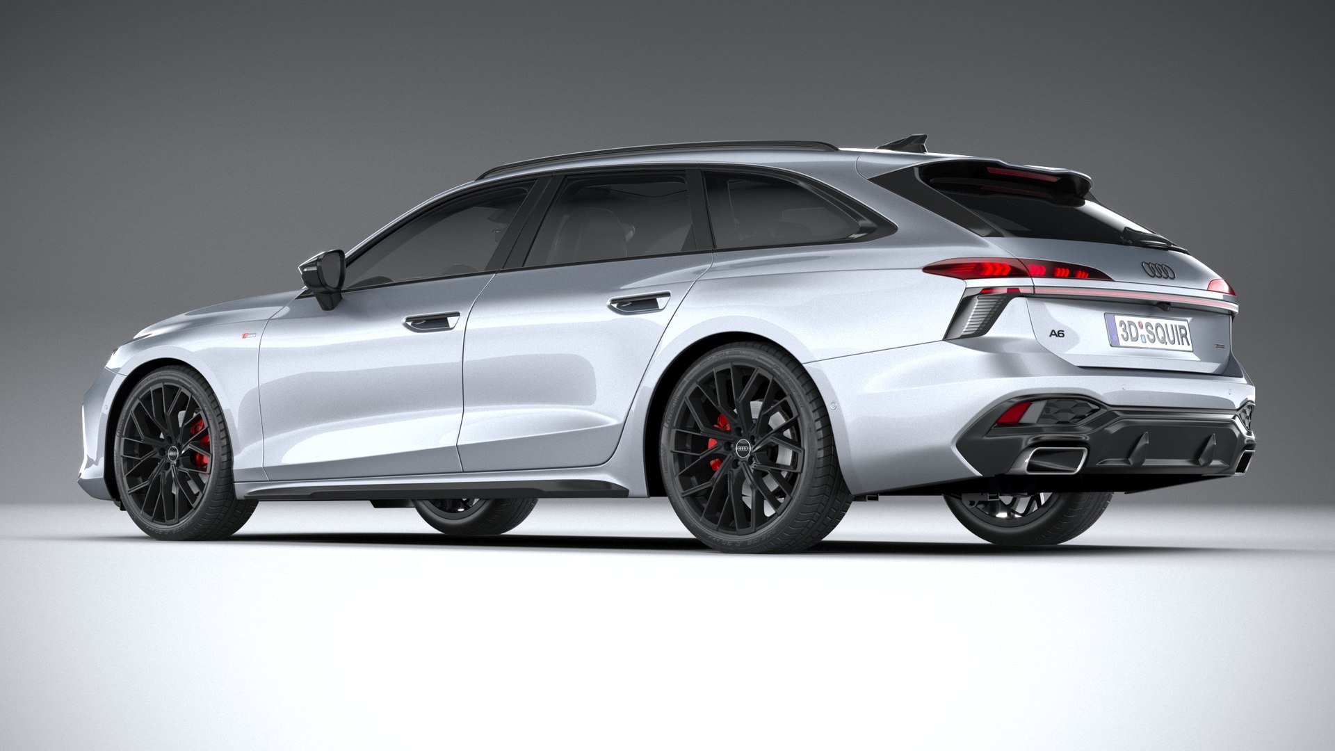 3D Audi A6 Avant S-line 2026 - TurboSquid 2420272