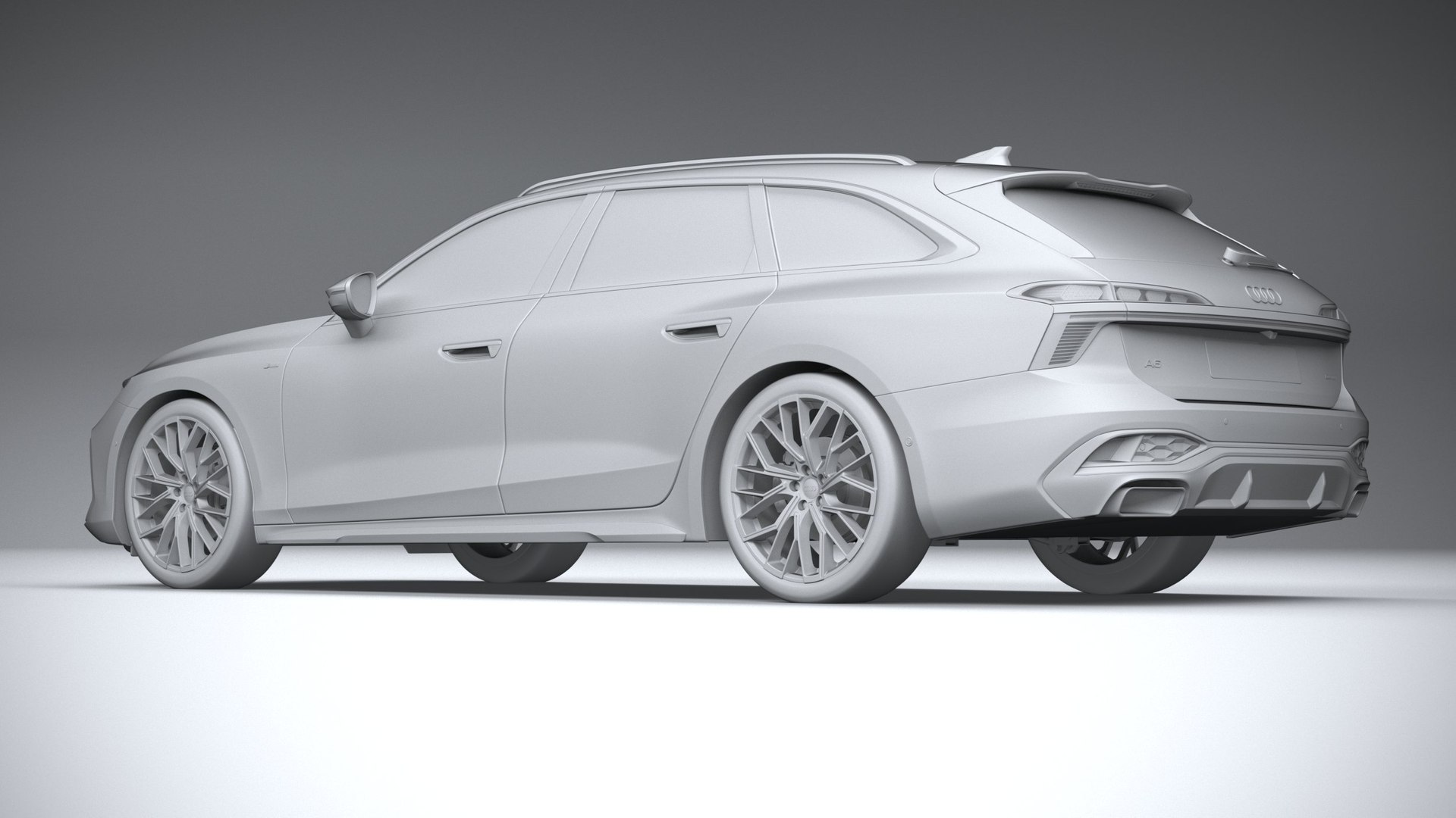3D Audi A6 Avant S-line 2026 - TurboSquid 2420272
