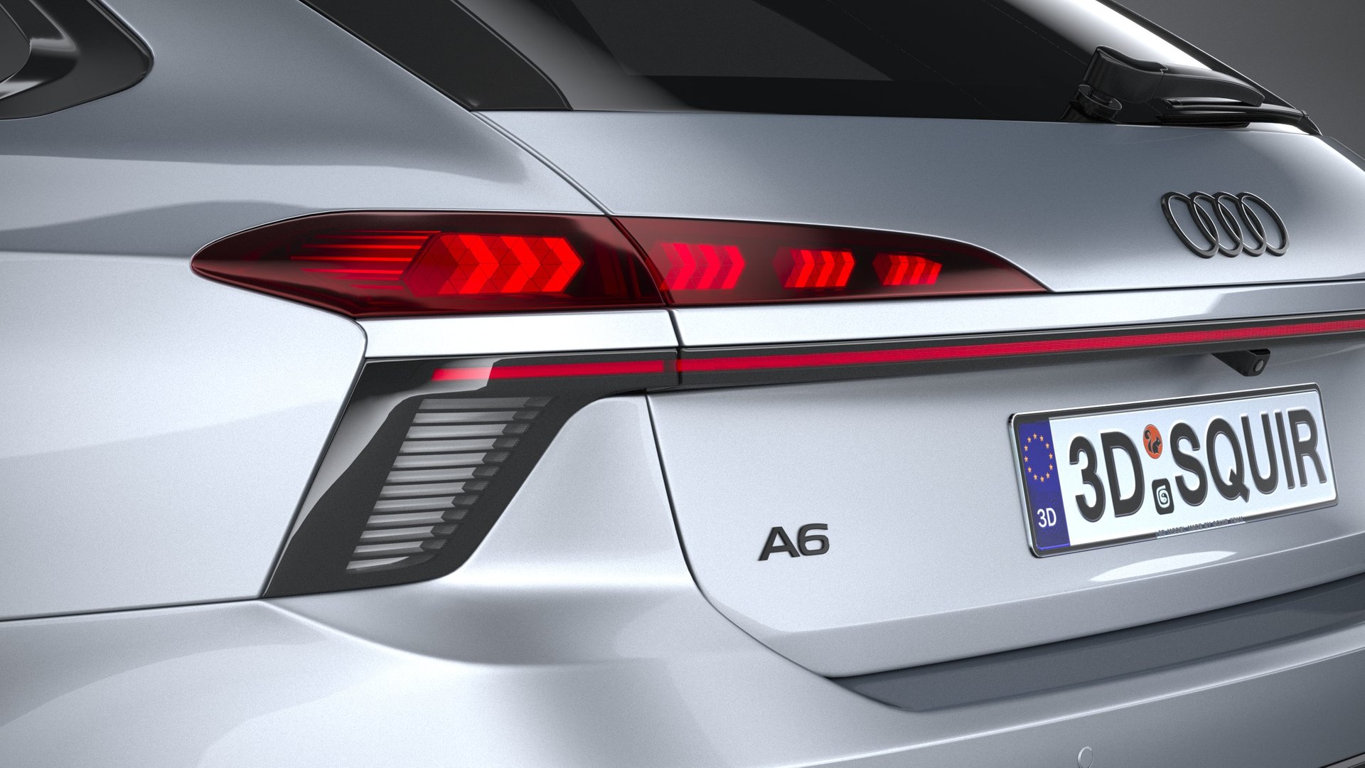 3D Audi A6 Avant S-line 2026 - TurboSquid 2420272