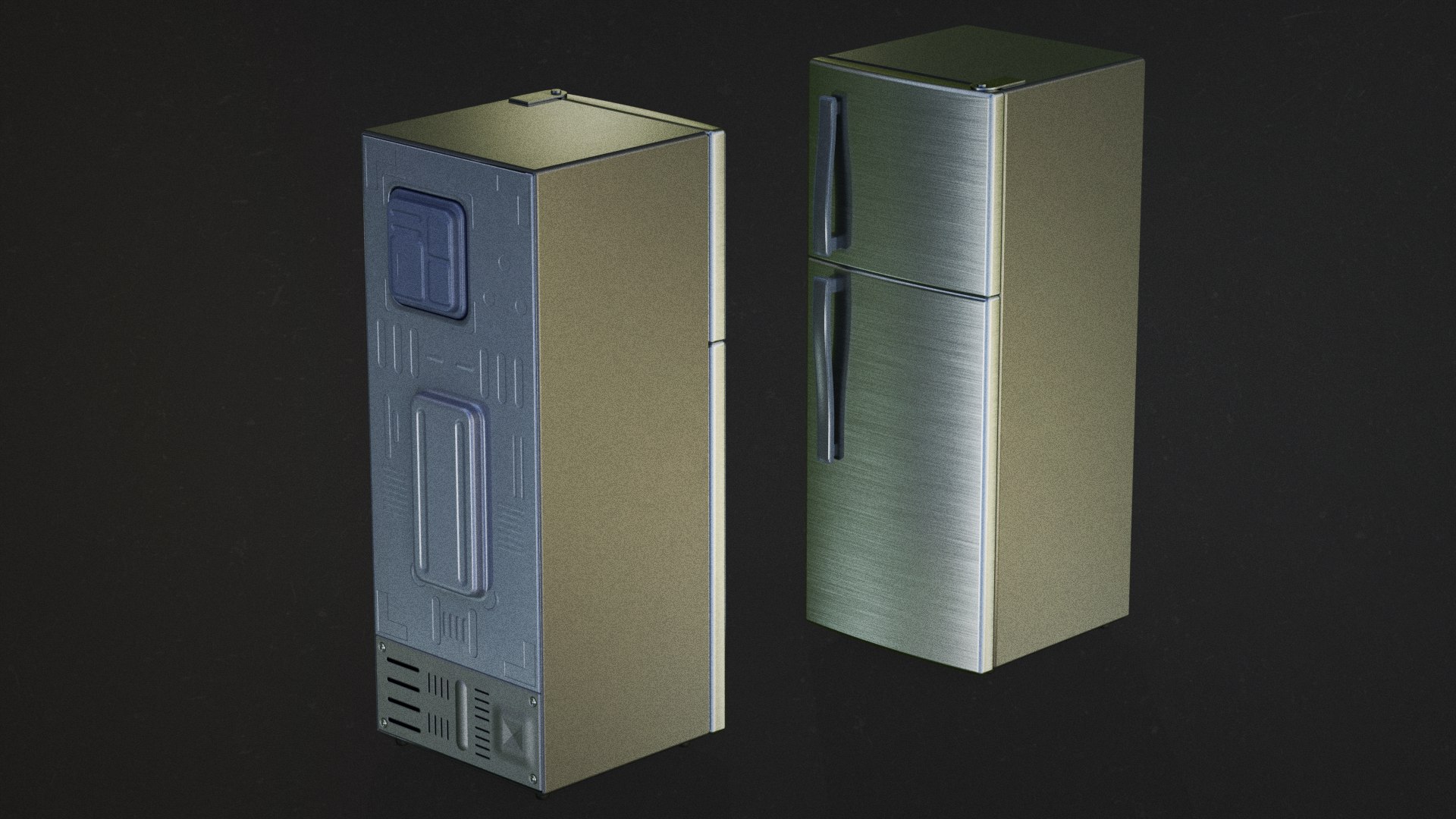 Fridge Game Ready PBR 3D Model - TurboSquid 2014028