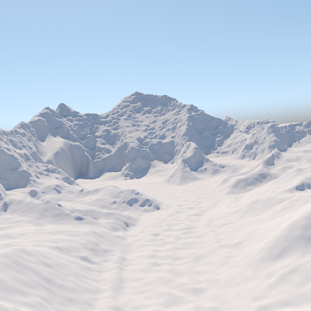 Mount Everest Model - TurboSquid 1662695