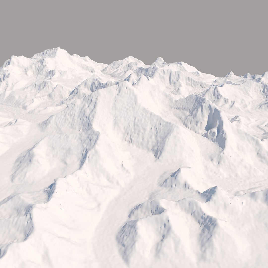 Mount Everest Model - TurboSquid 1662695