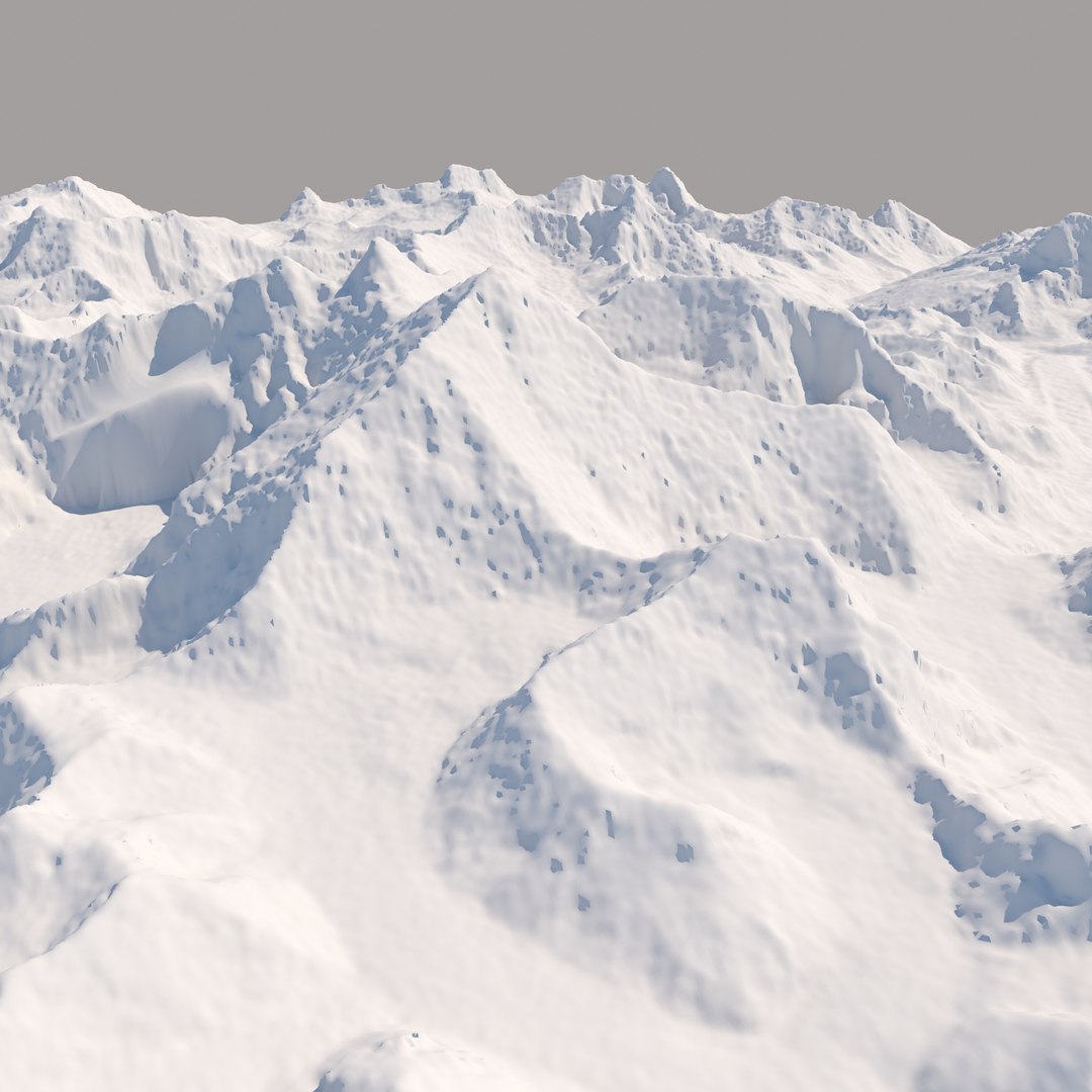 Mount Everest Model - TurboSquid 1662695