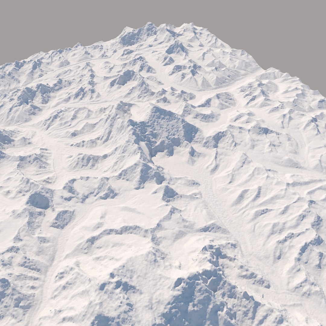Mount Everest Model - TurboSquid 1662695