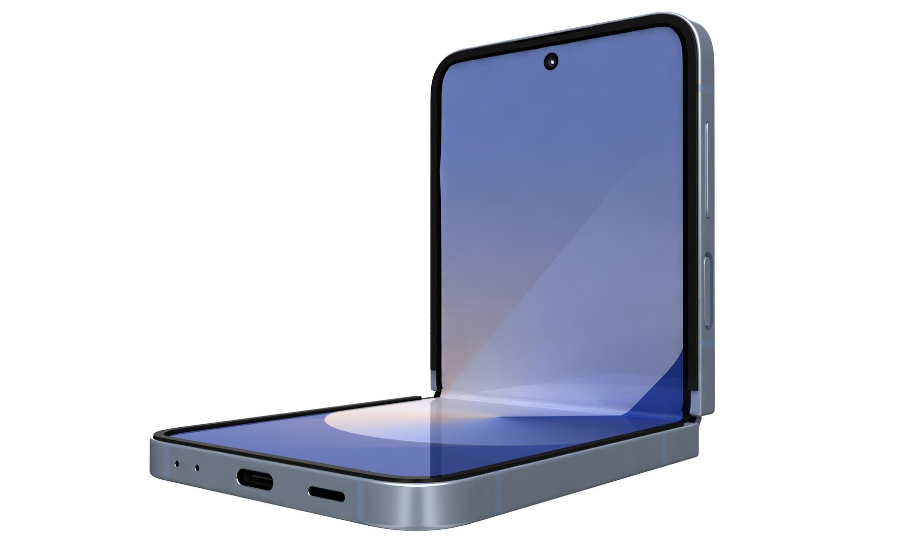 3D Samsung Galaxy Z Flip 6 Blue - TurboSquid 2279115