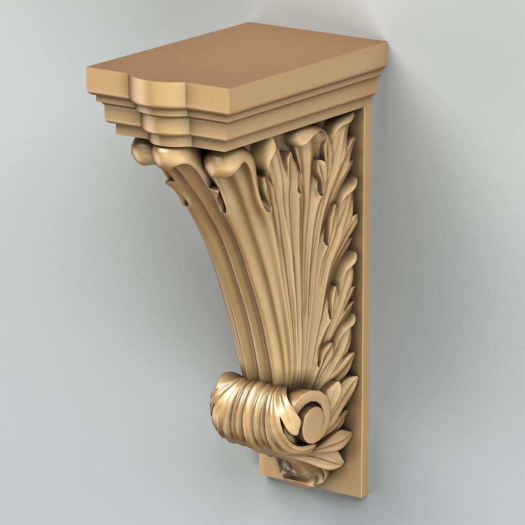 3d Pilaster Cnc Intagli3d Model