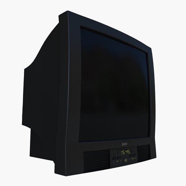 modelo 3d TV CRT - TurboSquid 706889