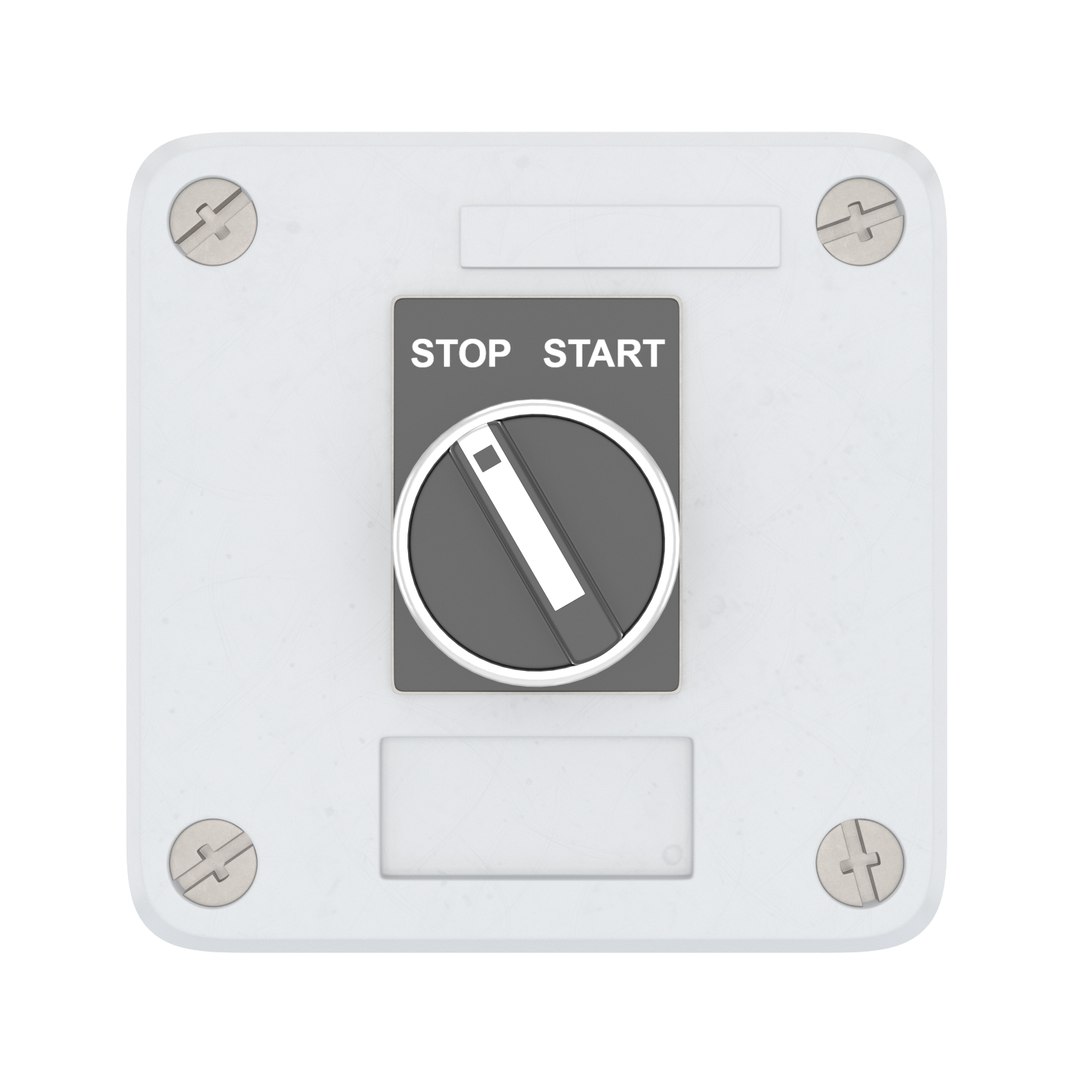 3D Industrial Switch Button Model - TurboSquid 1270306