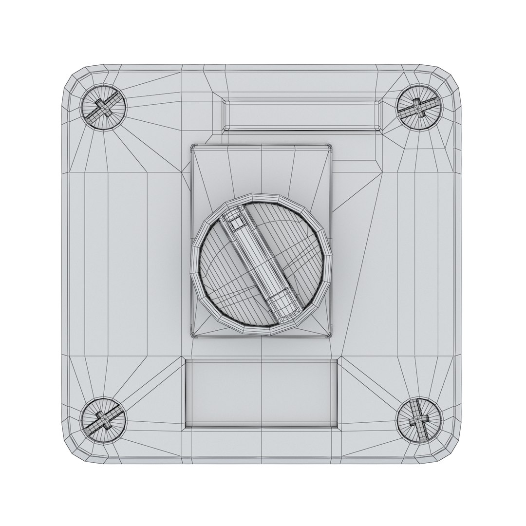 3D Industrial Switch Button Model - TurboSquid 1270306