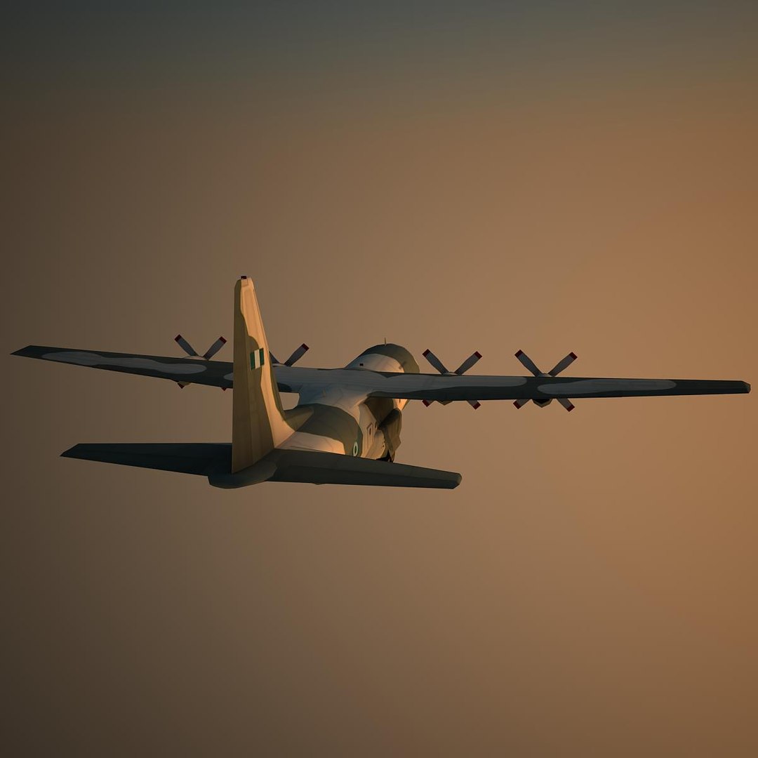 Ac-130 Spectre Naf 3d Model
