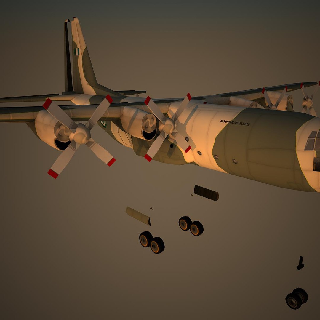 Ac-130 Spectre Naf 3d Model