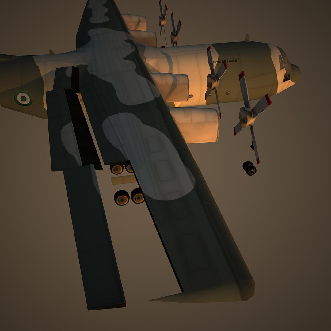 Ac-130 Spectre Naf 3d Model
