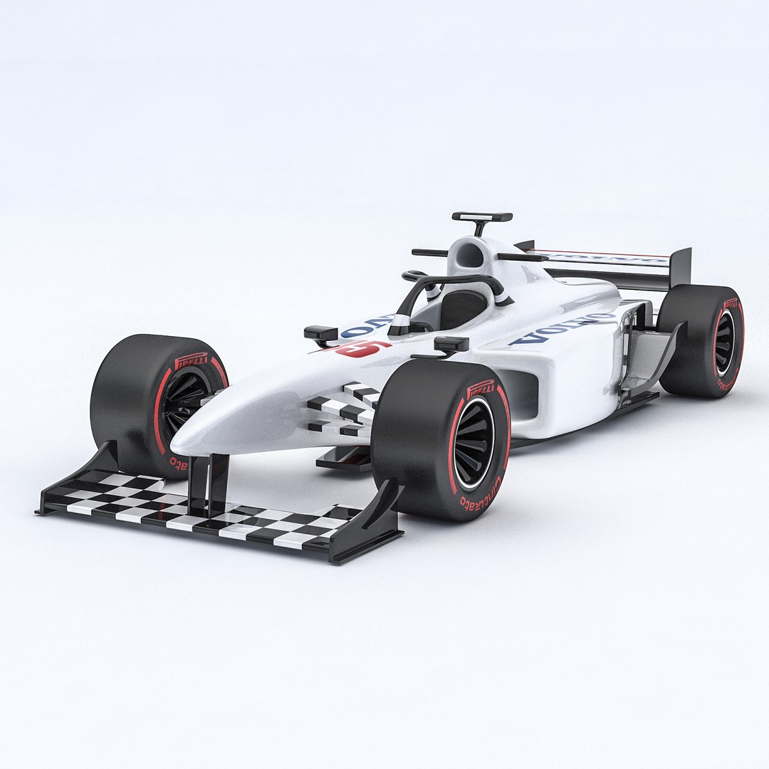 modelo 3d 3D Formula 1 car model 10 - TurboSquid 1883092