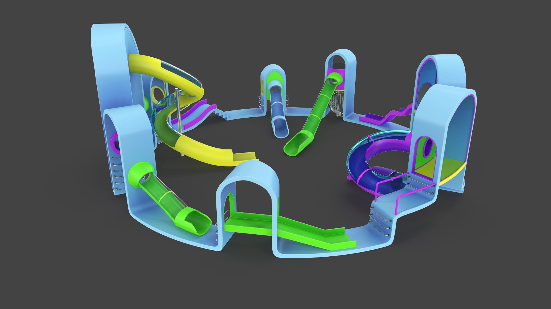 3D модель Playground - TurboSquid 2049645