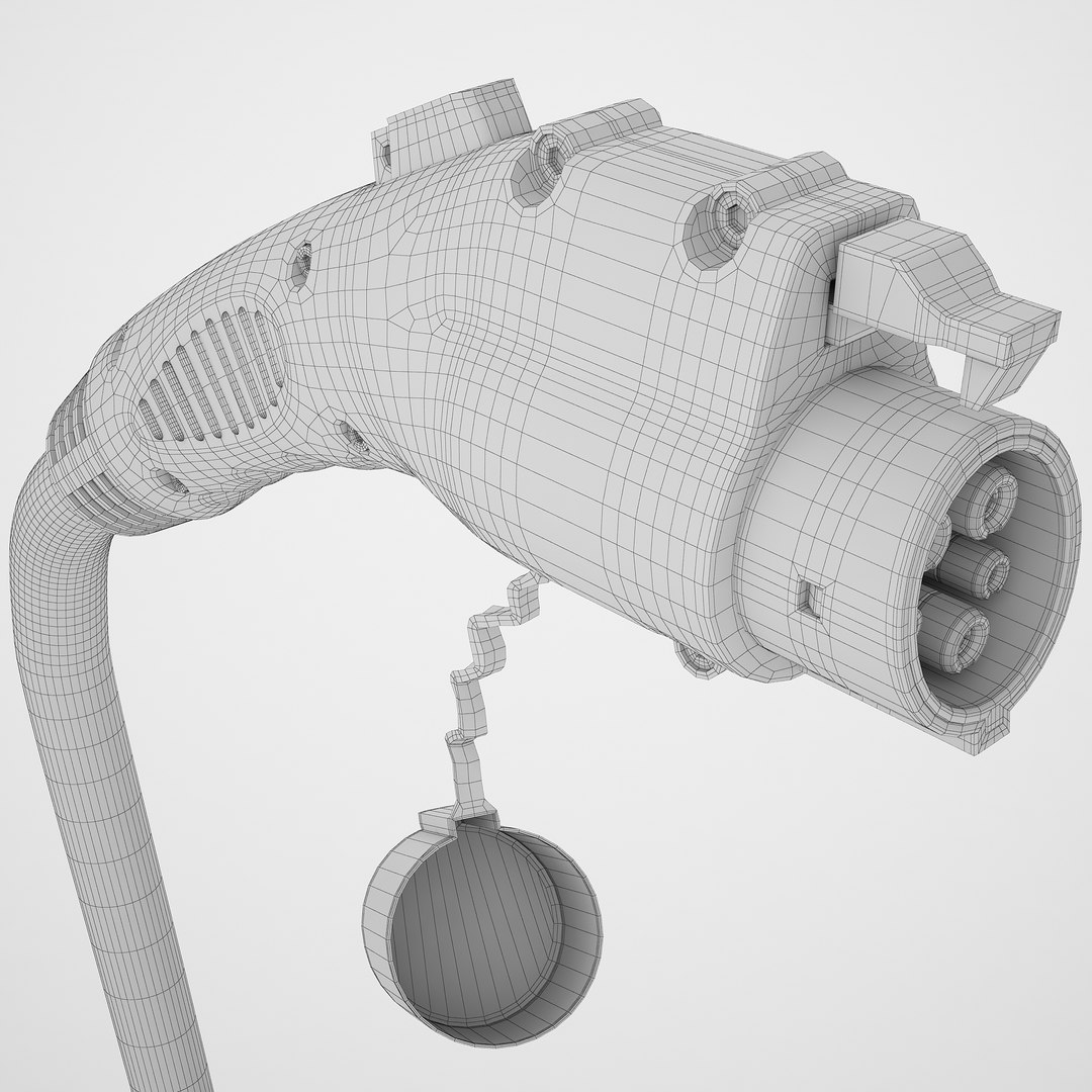 3D EV Charging Plug Collection 02 - TurboSquid 1791305