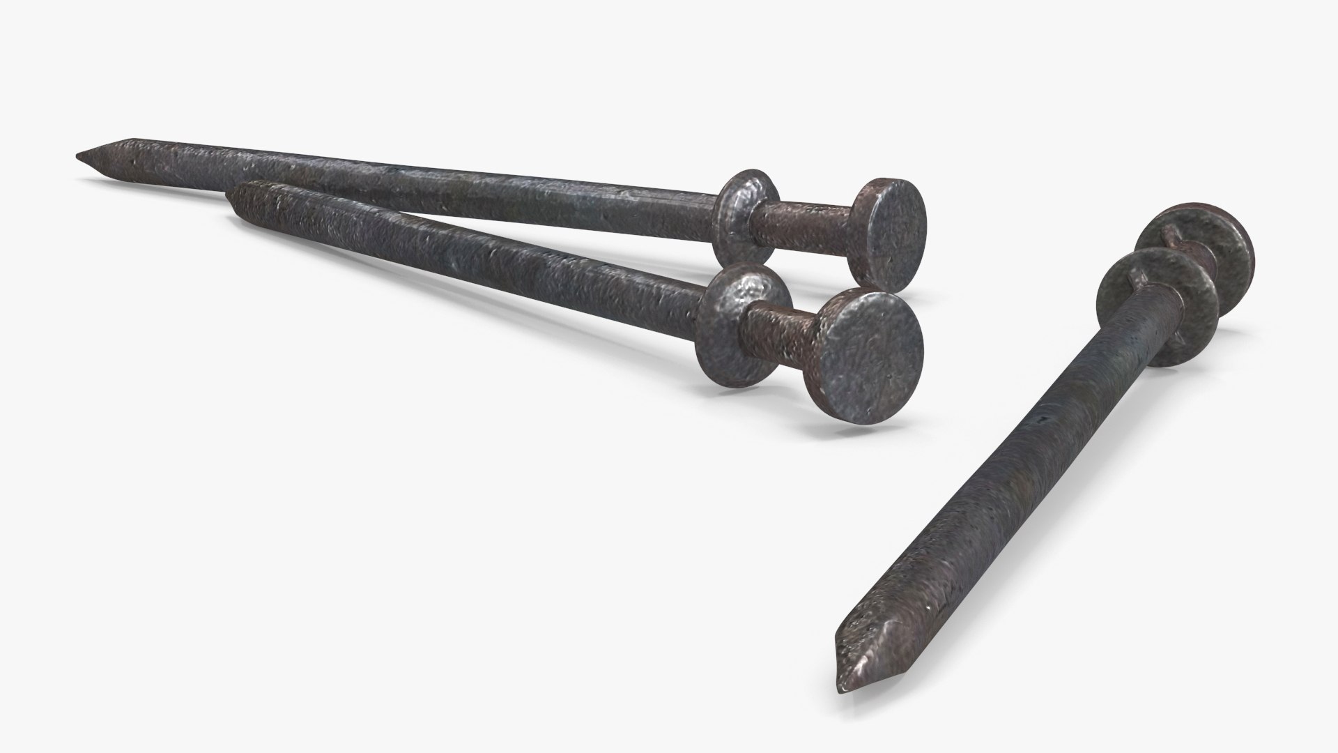 Duplex Nails Old 3D - TurboSquid 2062982