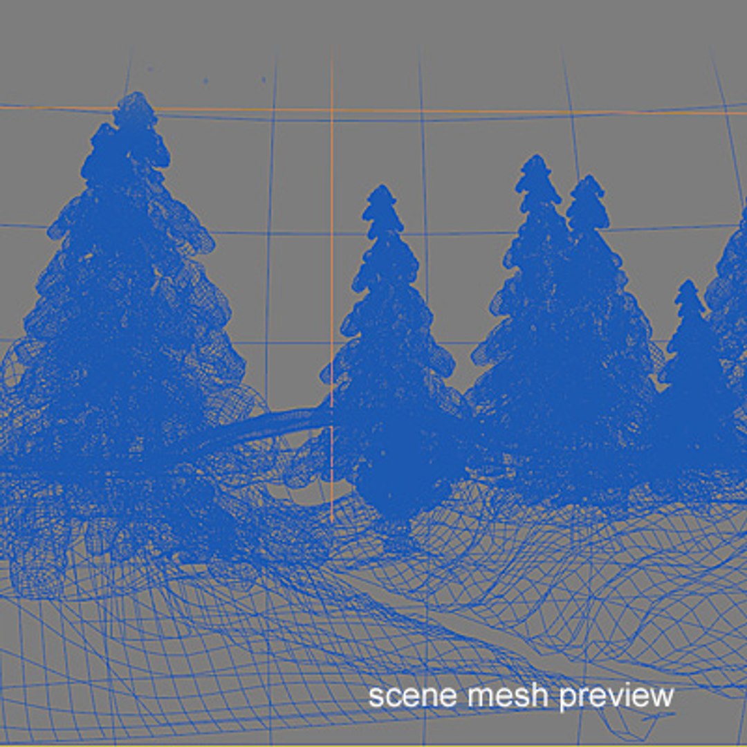 3d Winter Snow Covered