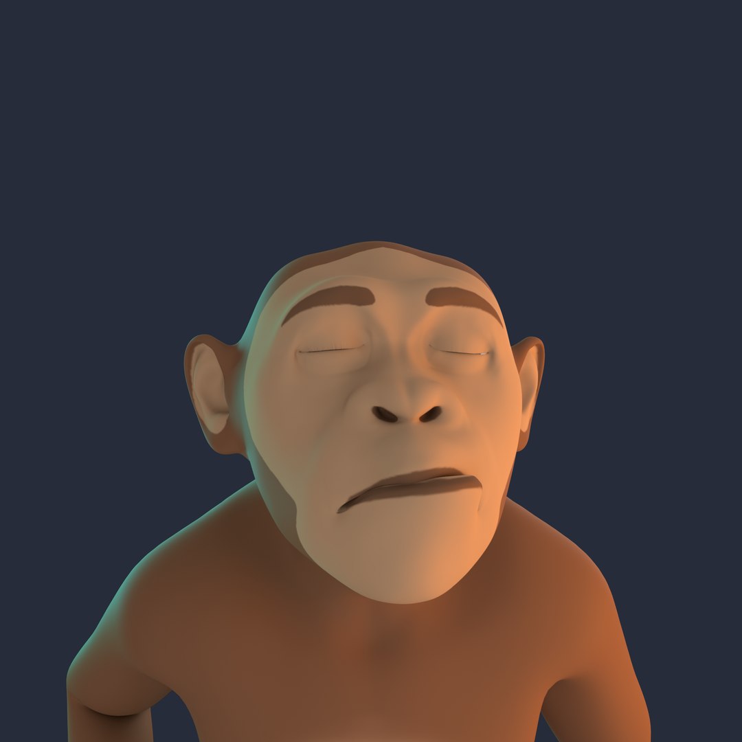 Stylized Monkey Rigged 3D Model - TurboSquid 2012440