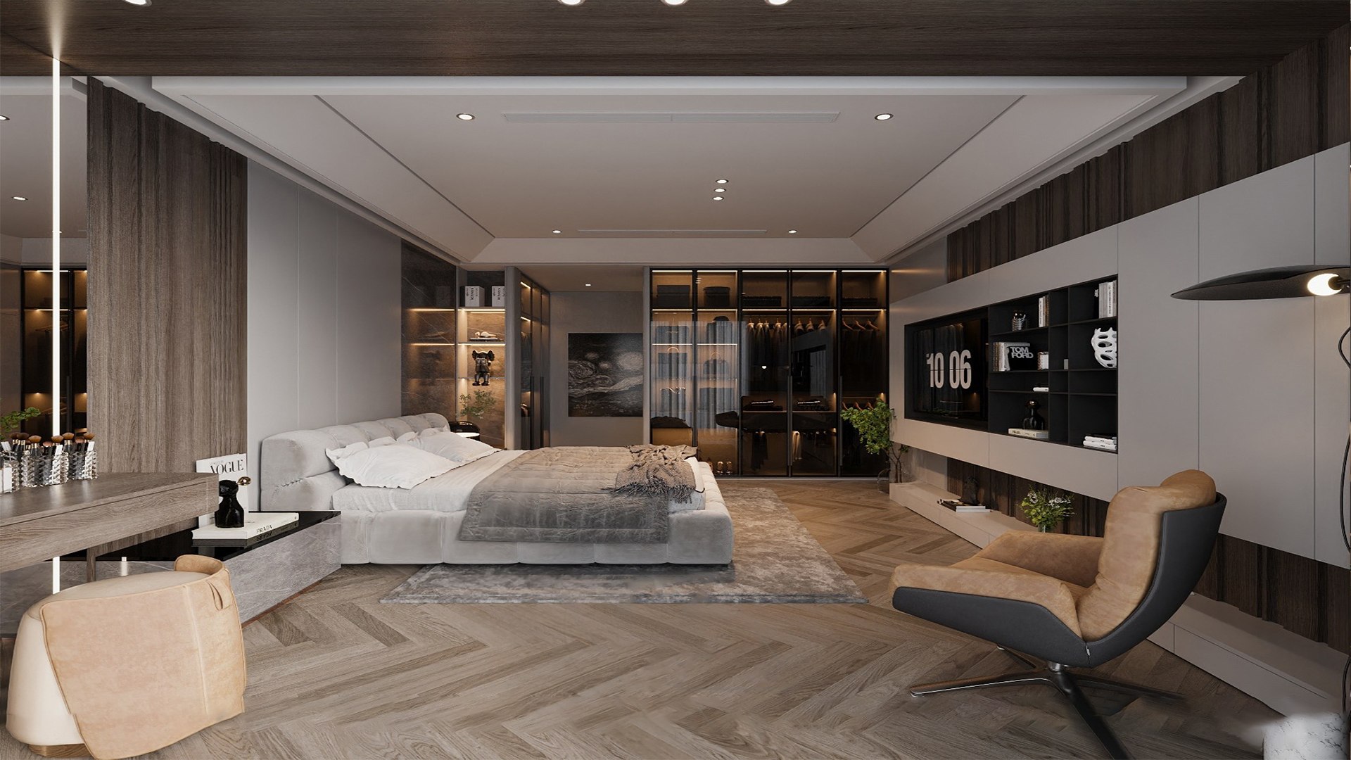 3D Master Bedroom Of Sneech 01 - MAX FBX OBJ SKP Simlab Collada ...