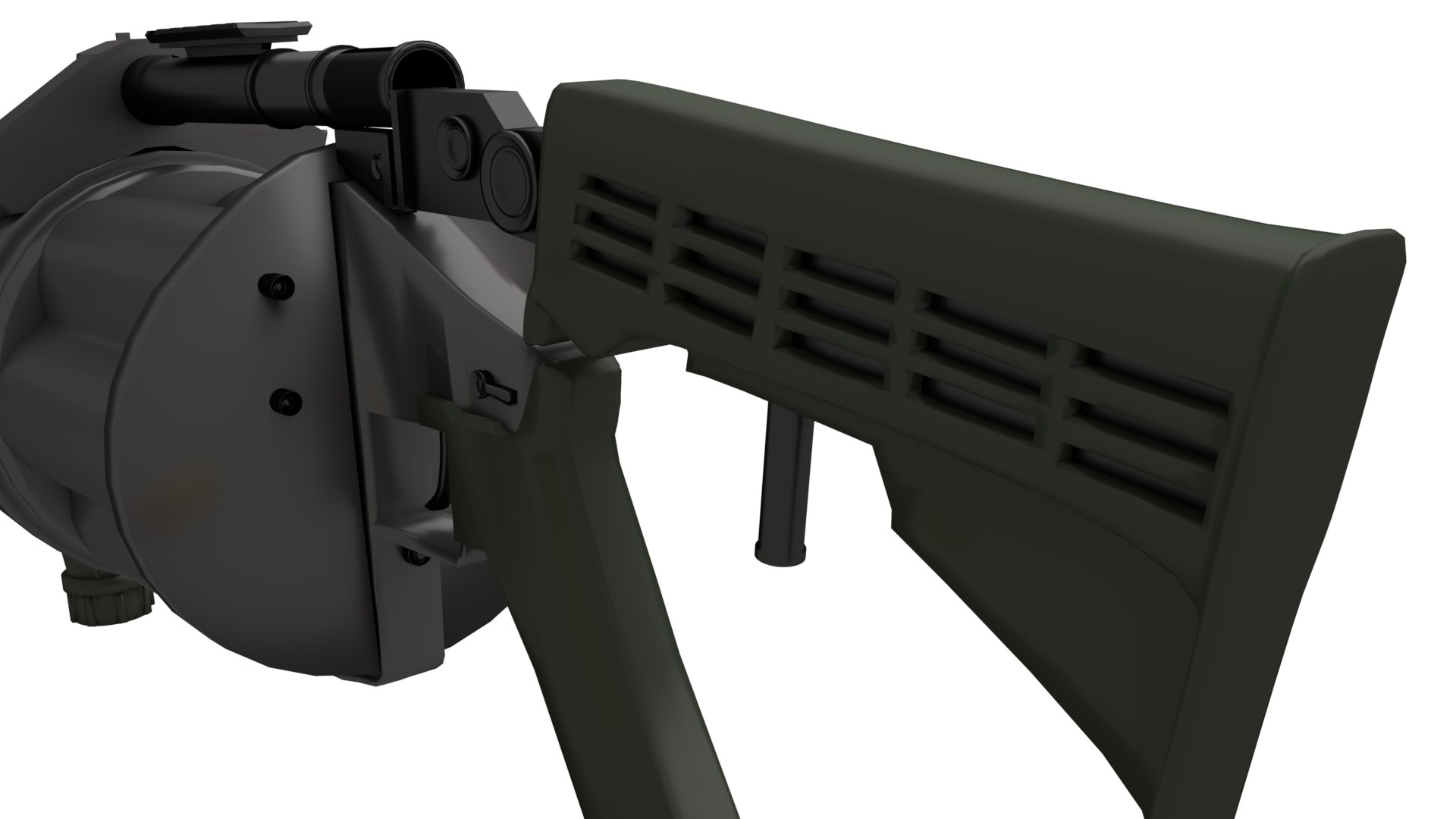 3d Model Of Grenade Launcher