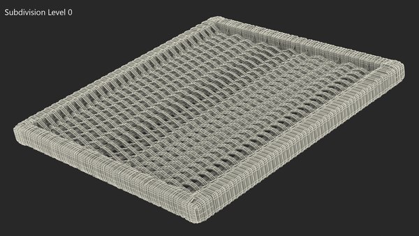 modelo 3d Panel de mimbre Blanco - TurboSquid 1853420
