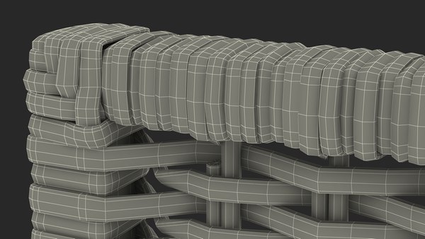 modelo 3d Panel de mimbre Blanco - TurboSquid 1853420