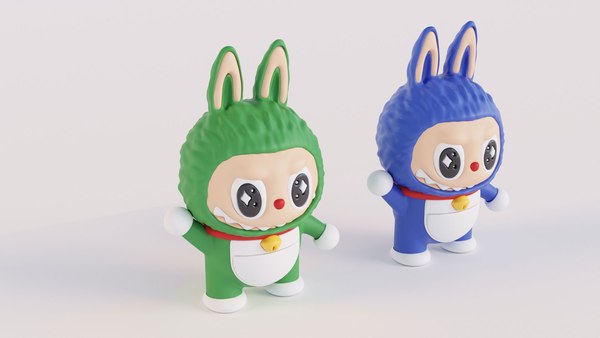 LABUBU DORAEMON Model 3D - TurboSquid 2409053