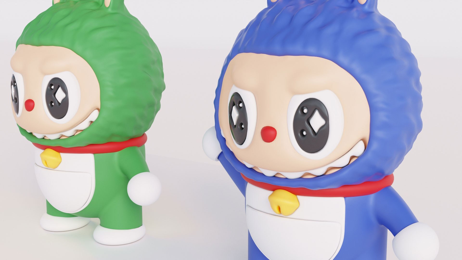 3D LABUBU DORAEMON Model - TurboSquid 2409053