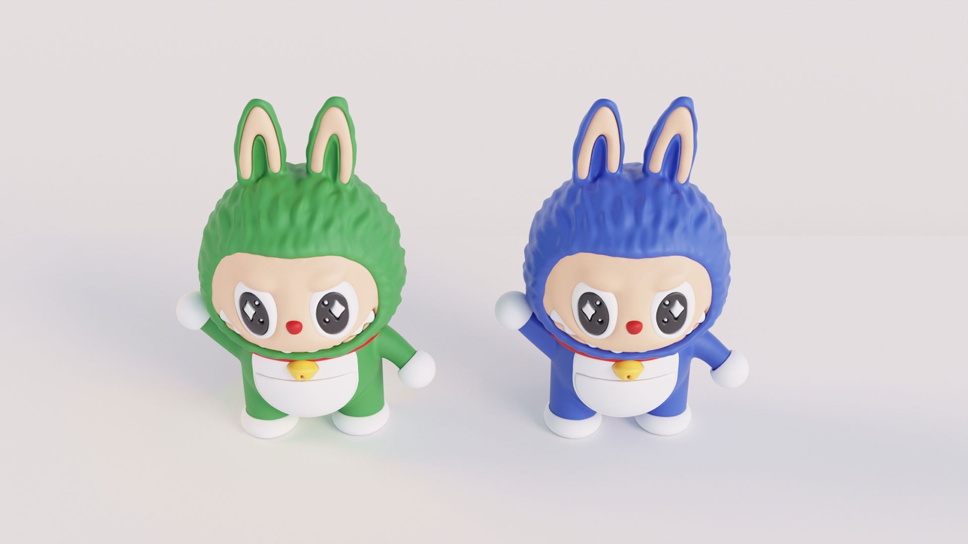 3D LABUBU DORAEMON Model - TurboSquid 2409053